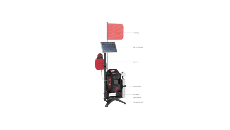 Blackline Safety Exo Ground Mount - Tecto Group® Ltd