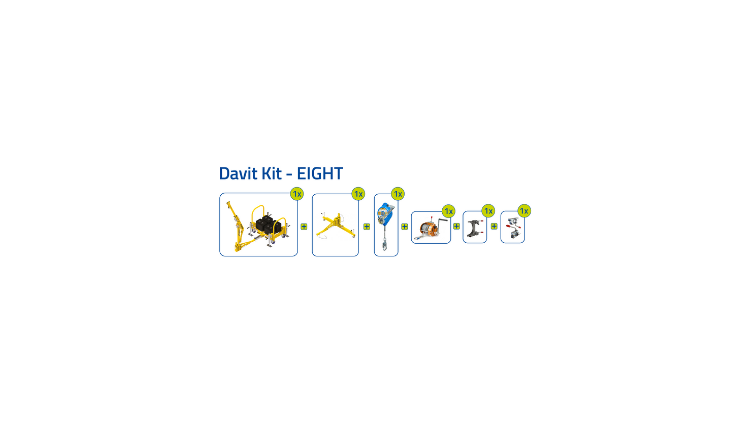 Xtirpa 610 Counterweight Davit Arm Kit [READY4HIRE]