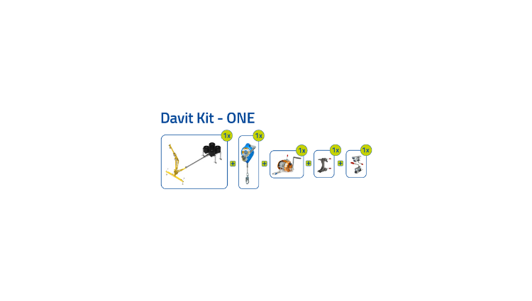Xtirpa 610 Counterweight Davit Arm Kit [READY4HIRE]